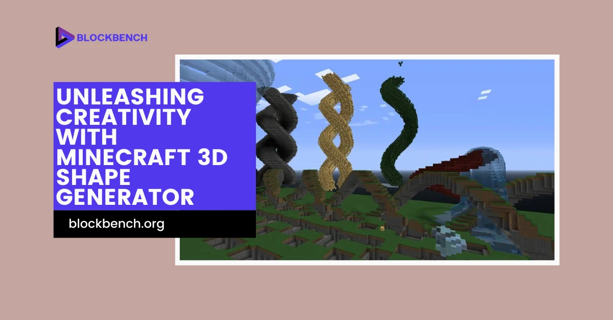 Unleashing Creativity with Minecraft 3D Shape Generator | Blockbench