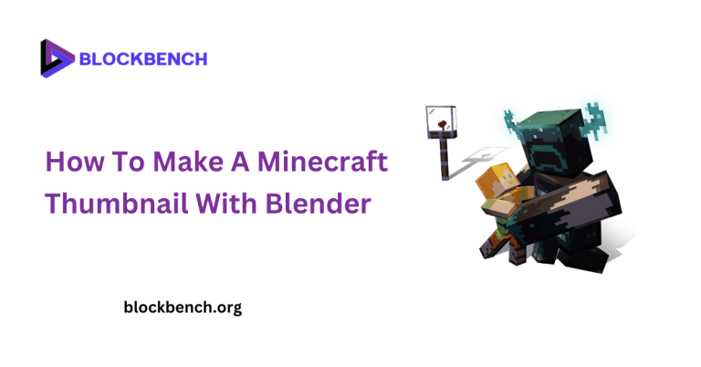 How to Make a Minecraft Thumbnail with Blender?