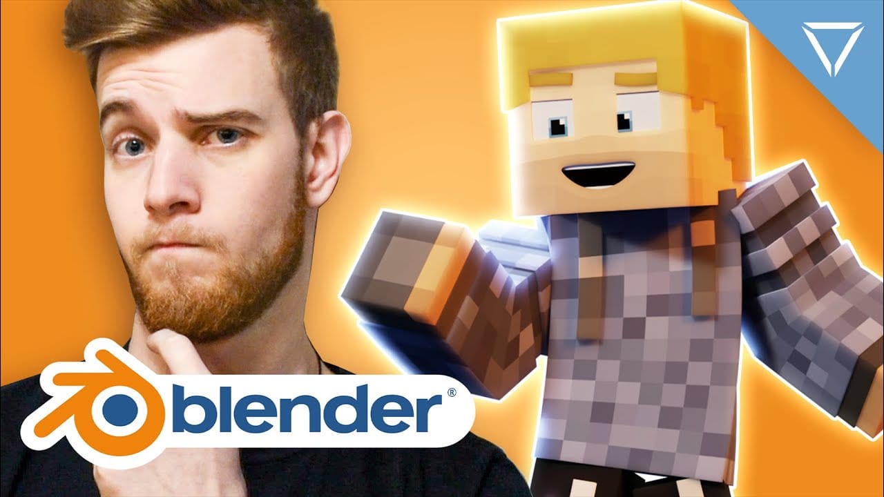 Modelo De Minecraft Para Blender