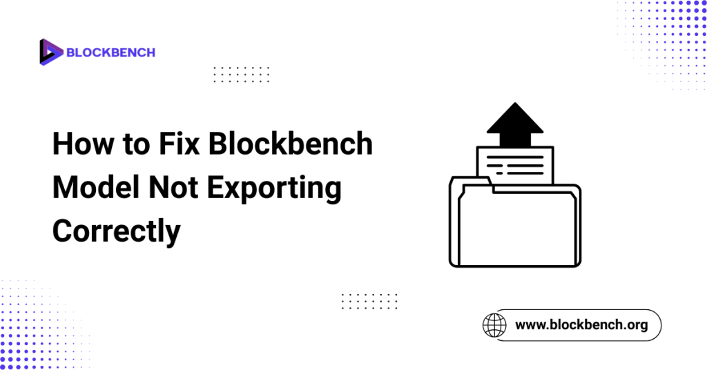 Why Is My Blockbench Model Not Exporting Correctly?